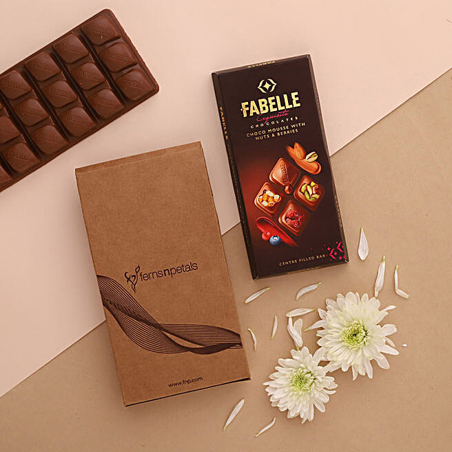 Buy/Send Fabelle Chocolate Choco Mousse Bar Brown Bag Online- FNP