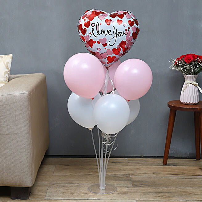Buy/Send I Love U Balloon Bouquet Online- FNP
