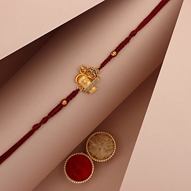 Buy/Send Sneh Auspicious Lord Shiva Rakhi Online- FNP