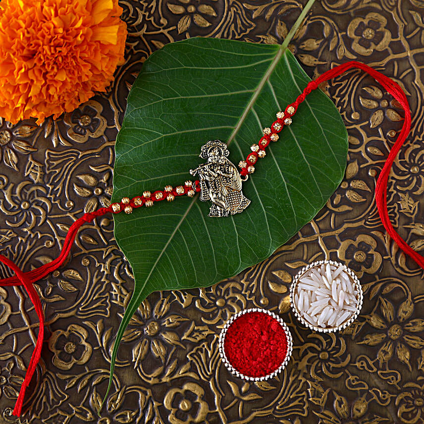 Buy/Send Sneh Divine Radha Krishna Rakhi Online- FNP Buy/Send Sneh Divine Radha Krishna Rakhi Online- FNP