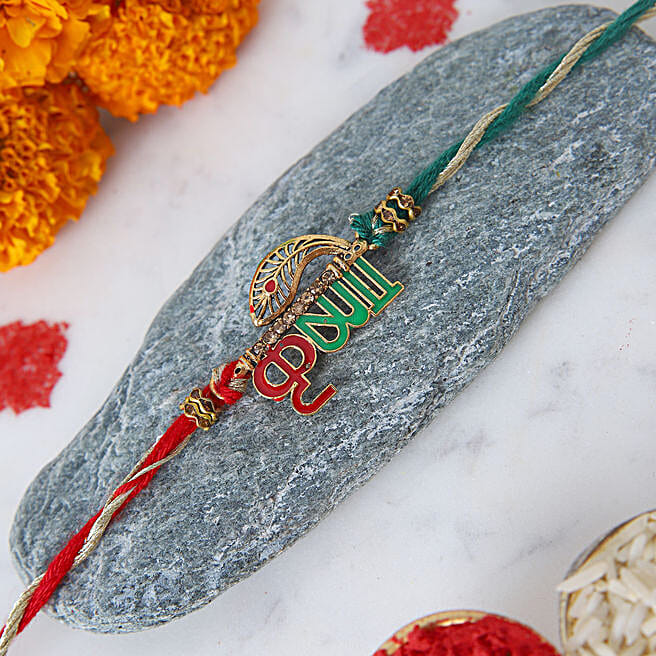 Buy/Send Sneh Jai Shree Krishna Rakhi Online- FNP