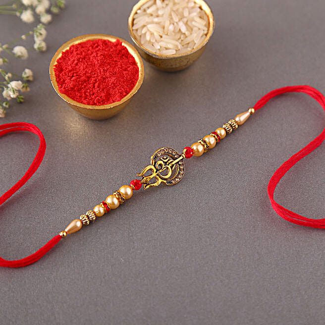 Buy/Send Sneh Lord Shiva Om Rakhi Online- FNP