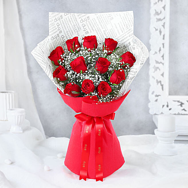 Buy/Send Confetti Of Love Red Roses Bouquet Online- FNP