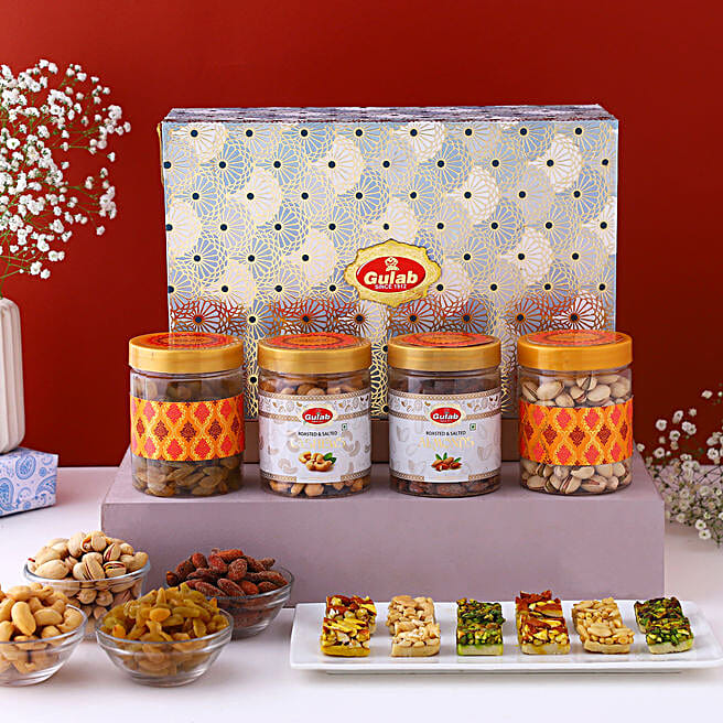 Buy/Send Gulab Travancore Sweet Savoury Box Online- FNP