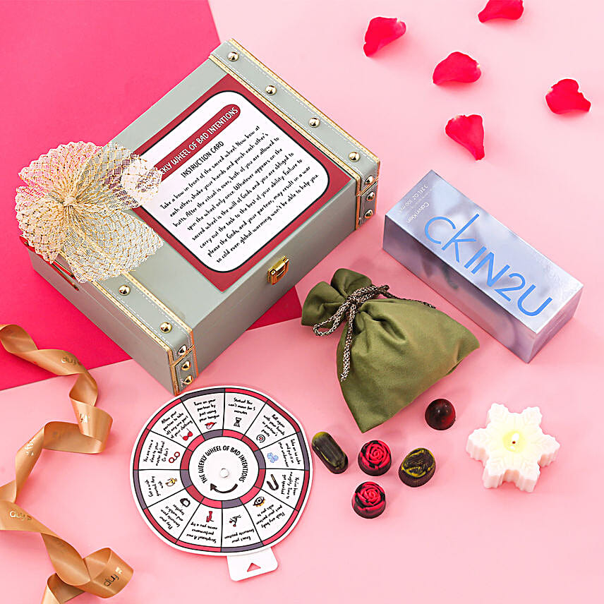 Buy/Send Shakkar Naughty Spinwheel Special Hamper For Him Online- FNP