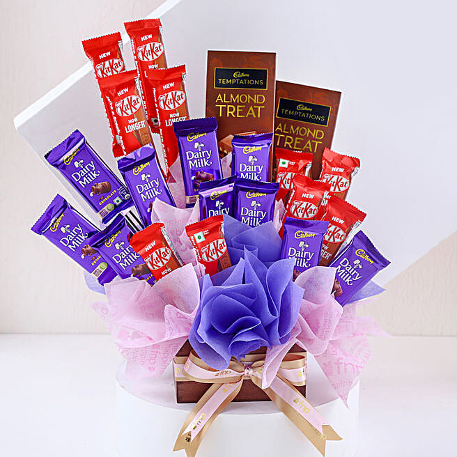 Buy/Send A Chocoholic's Dream Gift Crate Online- FNP