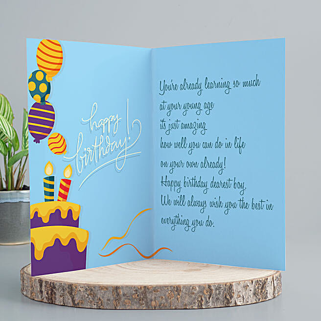 Birthday Card Boy
