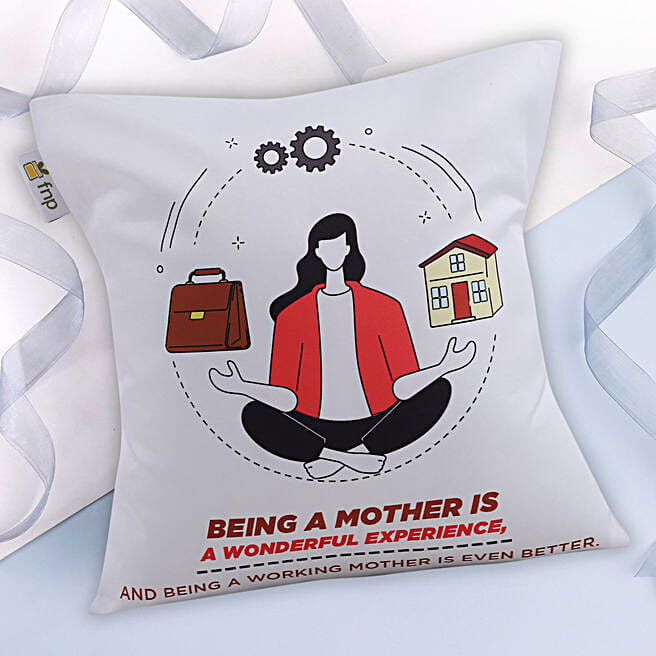 Buy/Send Workaholic Mom Cushion Online- FNP