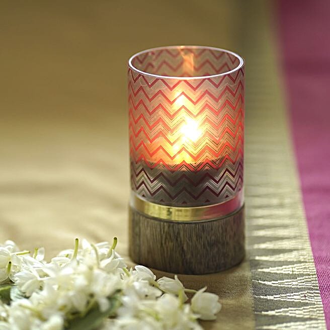 Buy/Send Courtyard Divine Diya Online- FNP