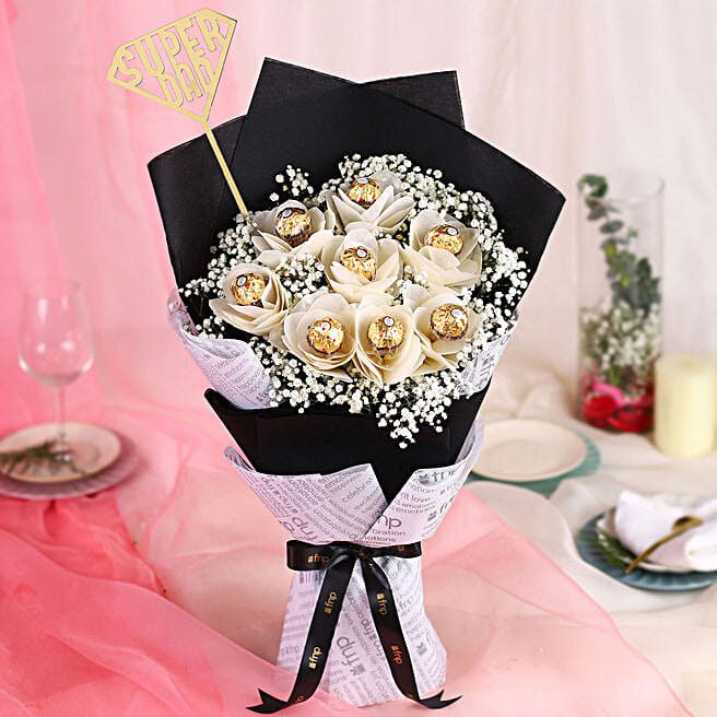 Buy/Send Golden Delights Ferrero Rocher Hamper Online- FNP