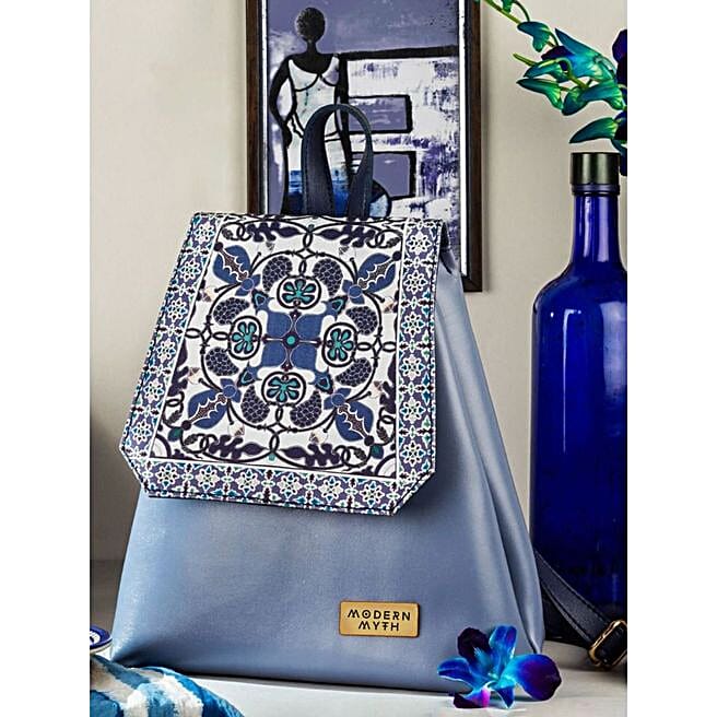 Buy/Send Bohemian Blue Backpack Online- FNP