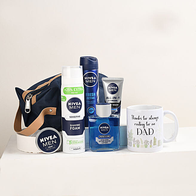 Buy/Send Nivea Grooming Kit For Dad Online- FNP