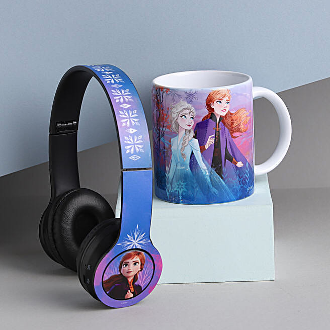 Buy/Send Frozen Special Mug & Headphones Combo Online- FNP