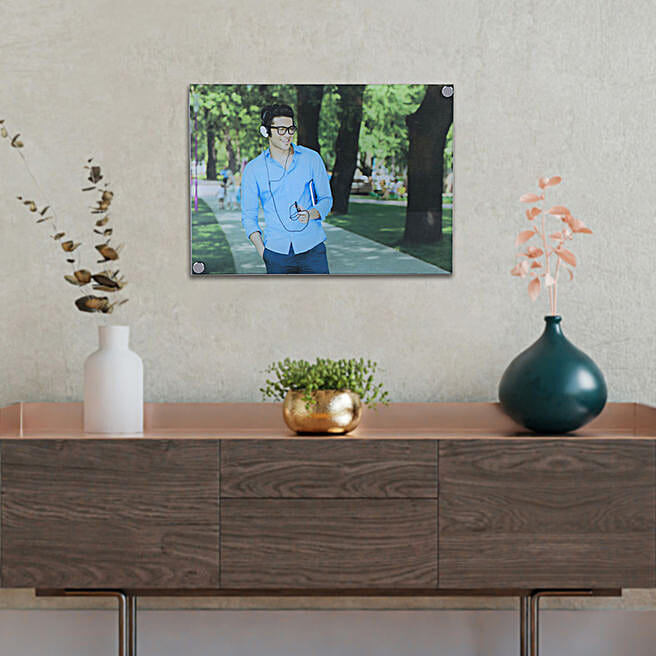 Buy/Send Personalised Sleek Photo Acrylic Frame Online- FNP