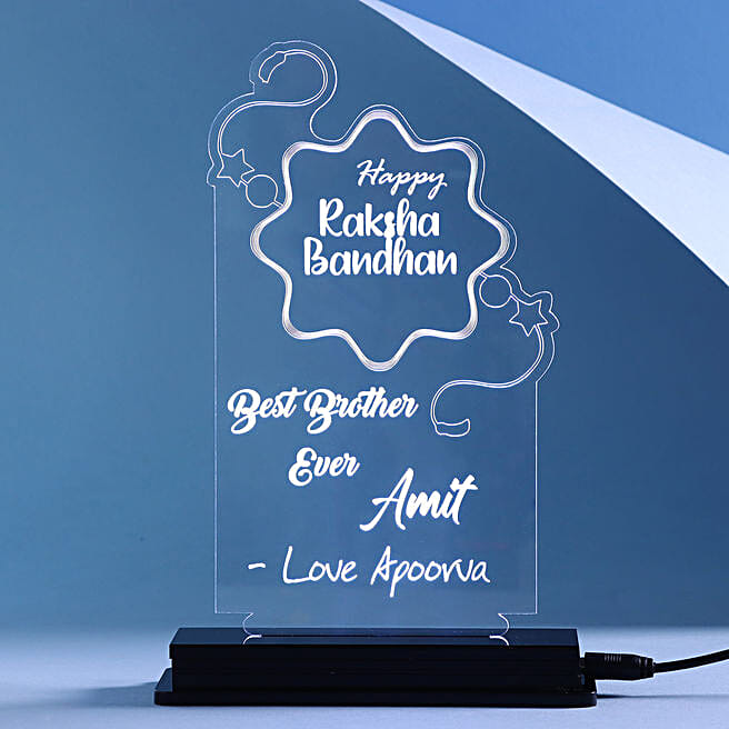 Buy/Send Raksha Bandhan Special Best Brother Lamp Online- FNP