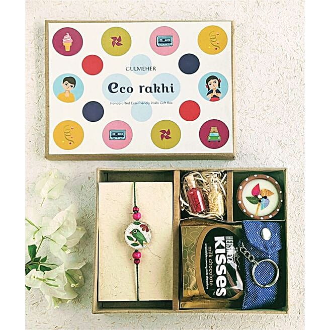 Buy/Send Eco- Friendly Rakhi Gift Box Online- FNP