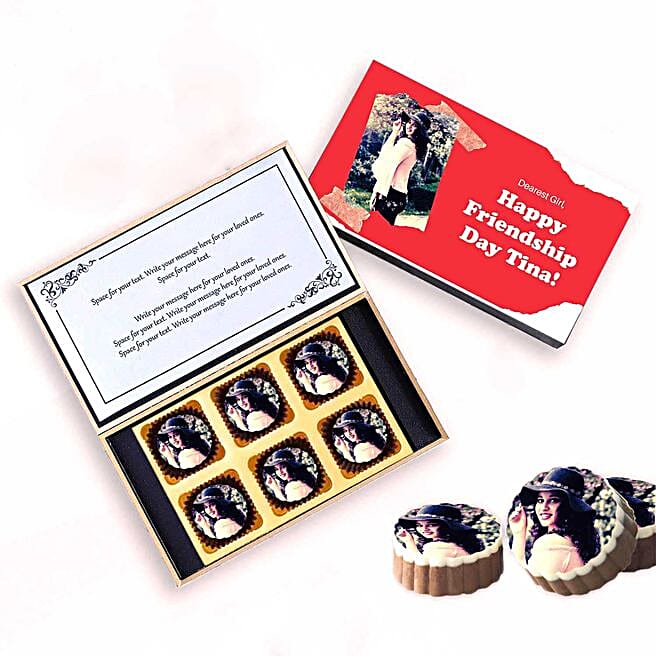 Buy/Send Friendship Day Special Personalised Chocolate Box Online- FNP