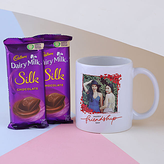 Buy/Send Personalised Photo Friendship Day Mug & Treats Online- FNP