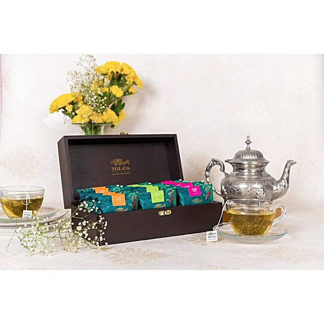 Buy/Send TGL Eternal Elegance Premium Tea Gift Box Online- FNP