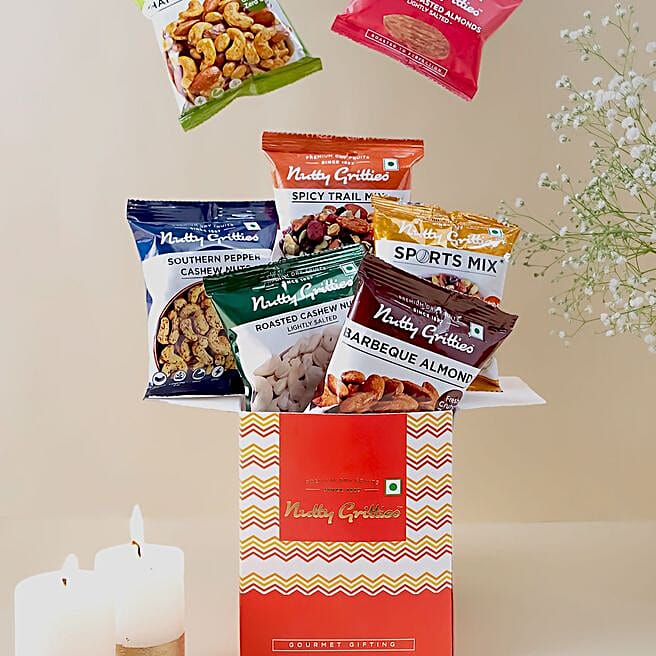 Buy/Send Nutty Gritties On-The-Go Snack Gift pack - 165g Online- FNP