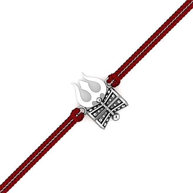 Buy/Send Shiva Silver Rakhi Online- FNP