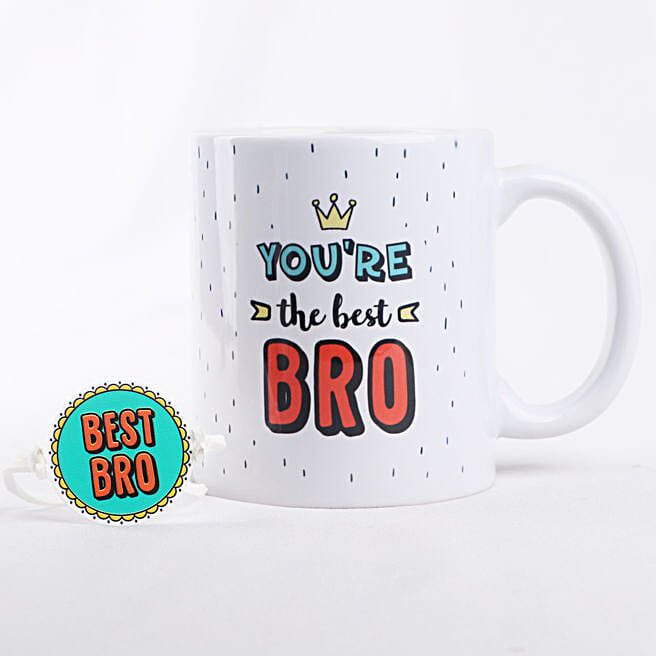 Buy/Send Best Bro Rakhi & Mug Set Online- FNP