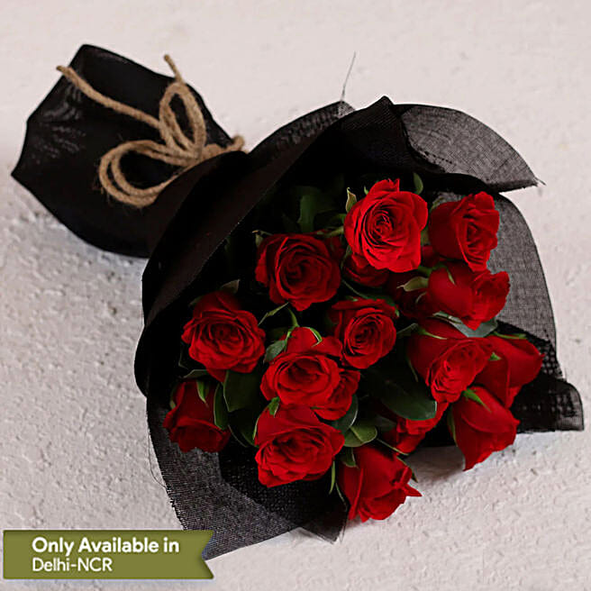 Buy/Send Classic Red Rose Bunch Online- FNP