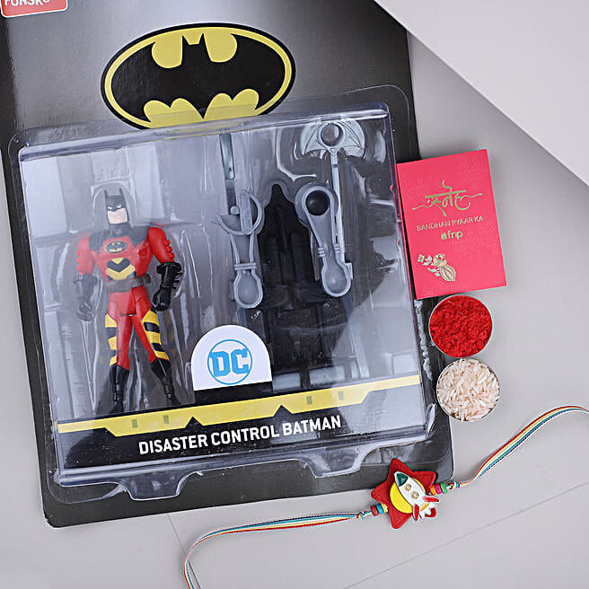 Buy/Send Sneh Rocket Kids Rakhi N Disaster Control Batman Online- FNP