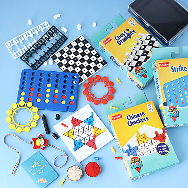 Buy/Send Sneh Rocket Kids Rakhi N Funskool Travel Fun Games Online- FNP