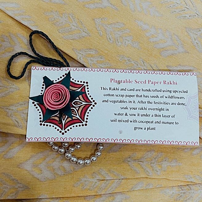 Buy/Send Rose Plantable Rakhi Online- FNP