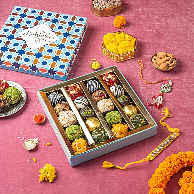 Indian Sweets Box Buy/Send The Baklava Box Indian Sweets Hamper