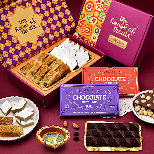 Buy/Send Chocolate Medley & Diwali Sweet Treats Online- FNP