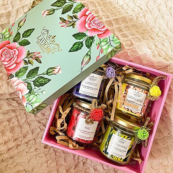 Buy/Send Enchanting Celebration Candles Box Online- FNP