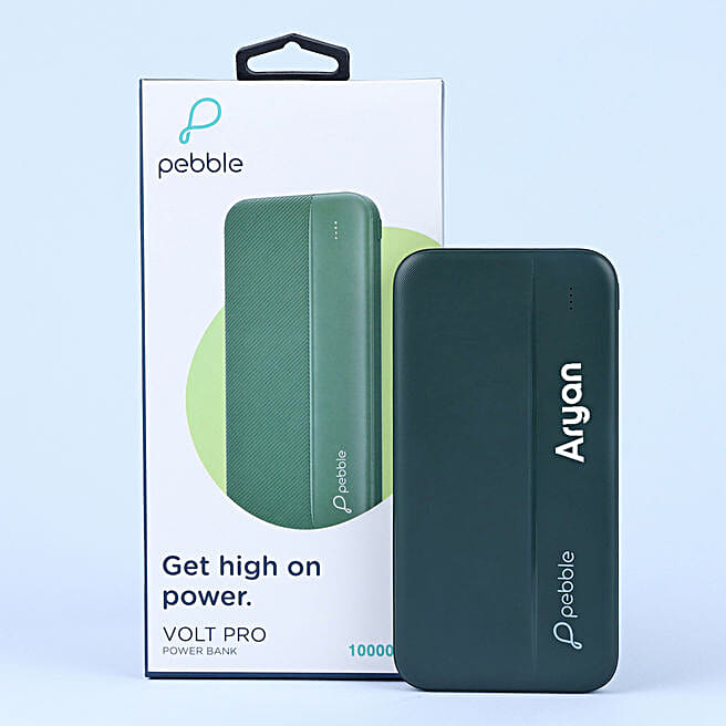 Buy/Send Personalised Pebble Power Bank Online- FNP