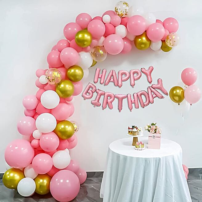 Buy/Send Grand Happy Birthday Balloon Kit Do It Yourself Kit Online- FNP