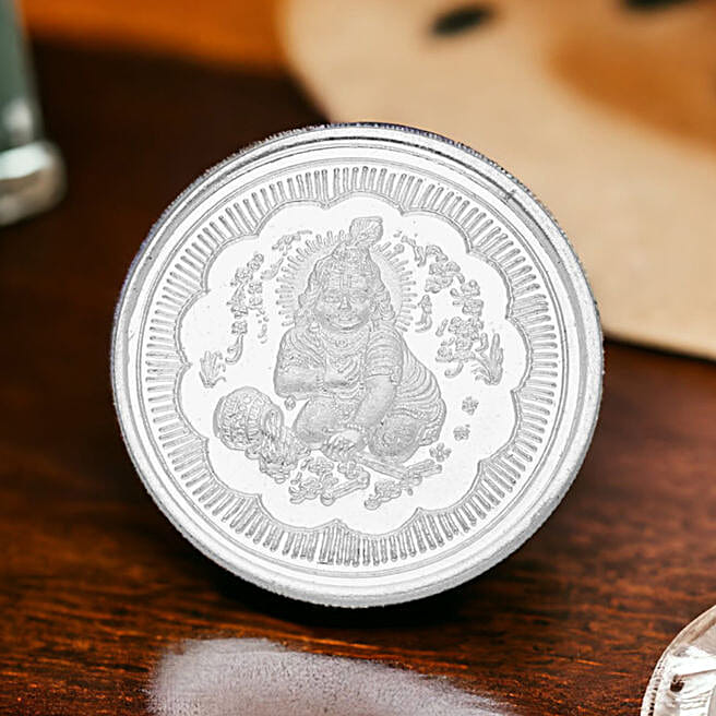 Buy/Send Bal Gopal Silver Coin Online- FNP