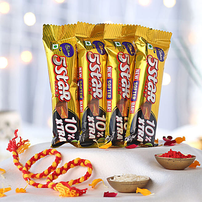 Buy/Send Joyful Festive Bond Mauli & 5 Star Gift Combo Online- FNP