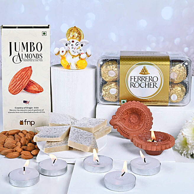 Buy/Send Sweets & Blessings Combo Online- FNP