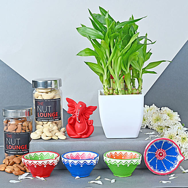 Buy/Send Diwali Radiance & Bamboo Blessings Online- FNP