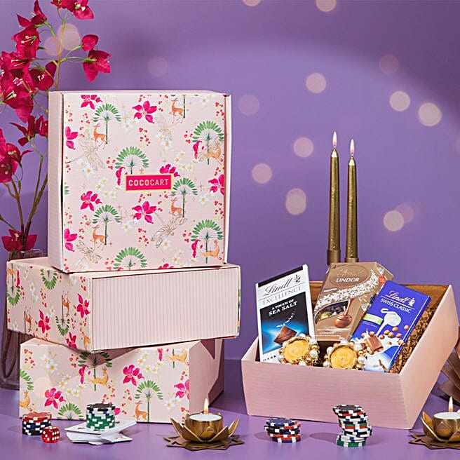 Buy/Send Lindt Special Diwali Festive Box Online- FNP