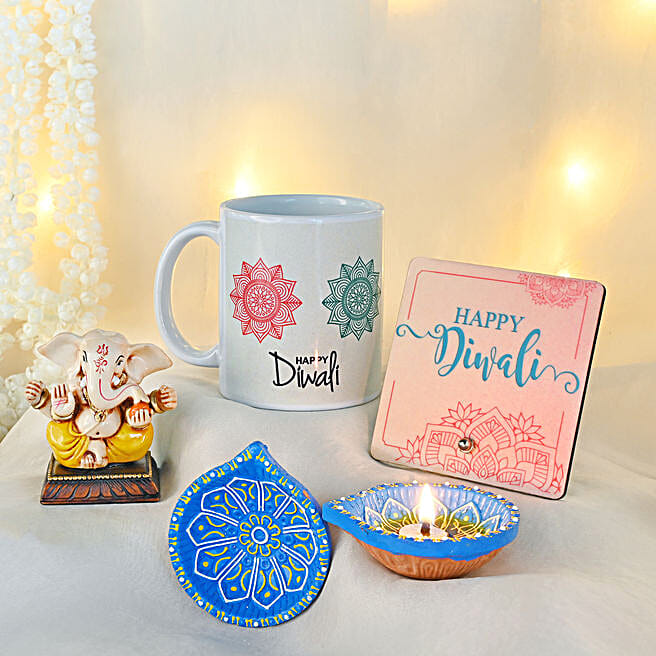 Buy/Send Diwali Mug Blessing Set Online- FNP