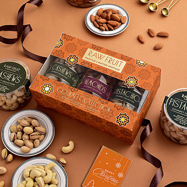 Buy/Send Christmas Cheer Nut Hamper Online- FNP