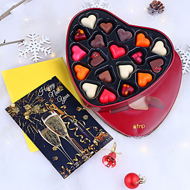 Buy/Send New Year Joy Chocolate Special Box Online- FNP