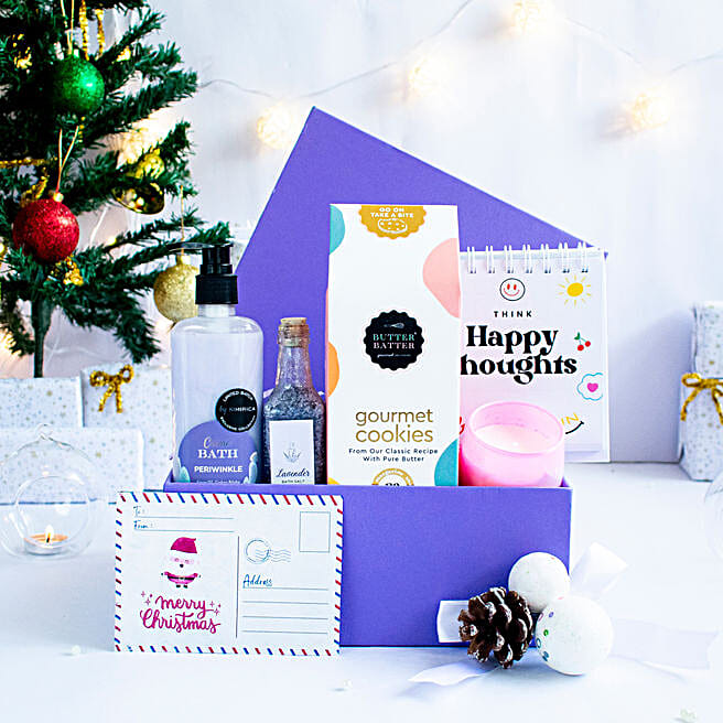 Buy/Send Happy Holidays Christmas Gift Hamper Online- FNP