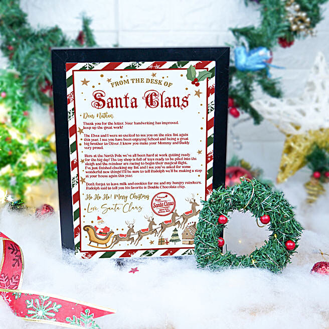 Buy/Send Personalised Letter To Santa Gift Combo Online- FNP