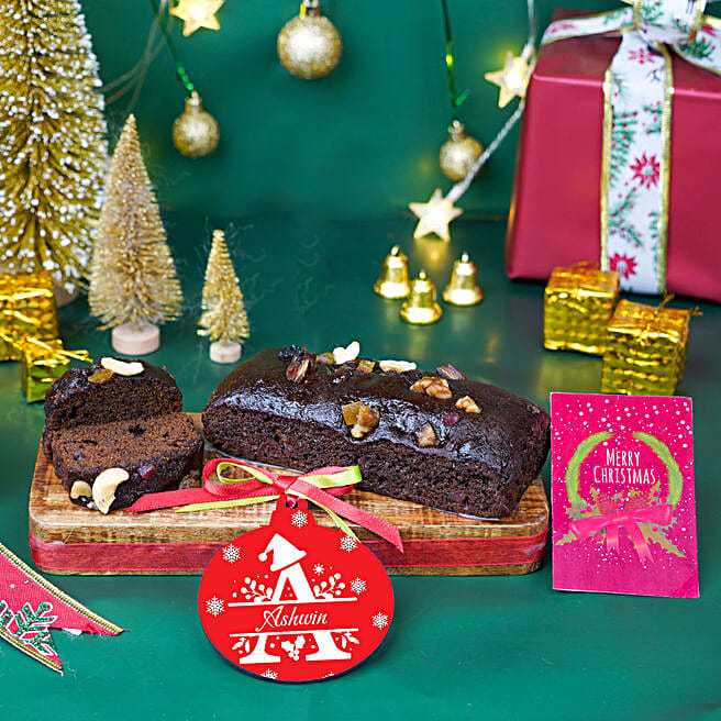 Buy/Send Christmas Cake & Personalised Goodies Online- FNP