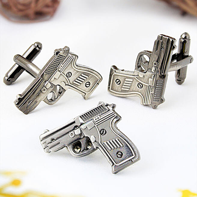 Buy/Send Peluche Mr. Gangsta Cufflink & Lapel Pin Online- FNP