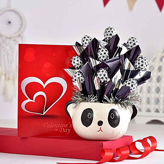 Buy/Send Sweetheart Panda Choco Harmony Online- FNP