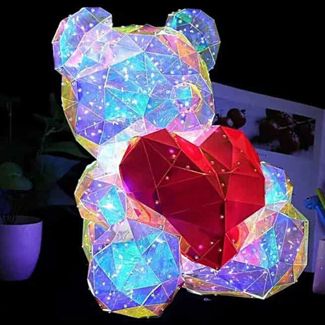 Buy/Send Glowing LED Bear Online- FNP
