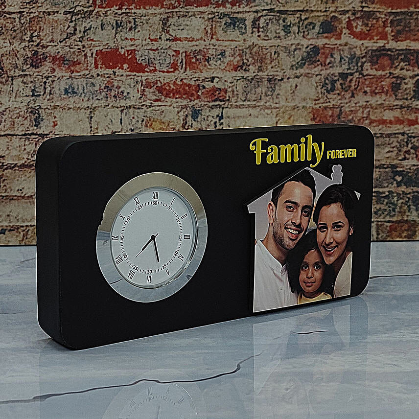 Buy/Send Timeless Memories Personalised Clock Frame Online- FNP